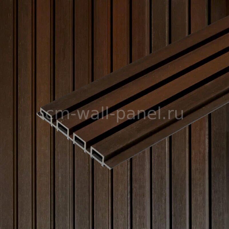 Реечные панели из ДПК CM Wall для обшивки дома